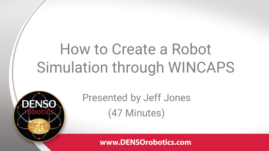 Webinars - DENSO Robotics