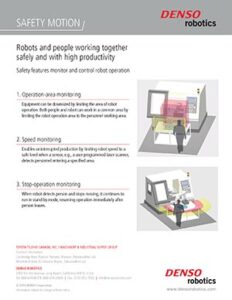 Safety Motion - DENSO Robotics