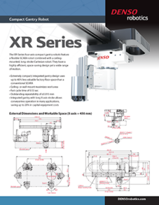 XR Series Product Sheet - DENSO Robotics