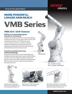 VMB Product Shet - DENSO Robotics